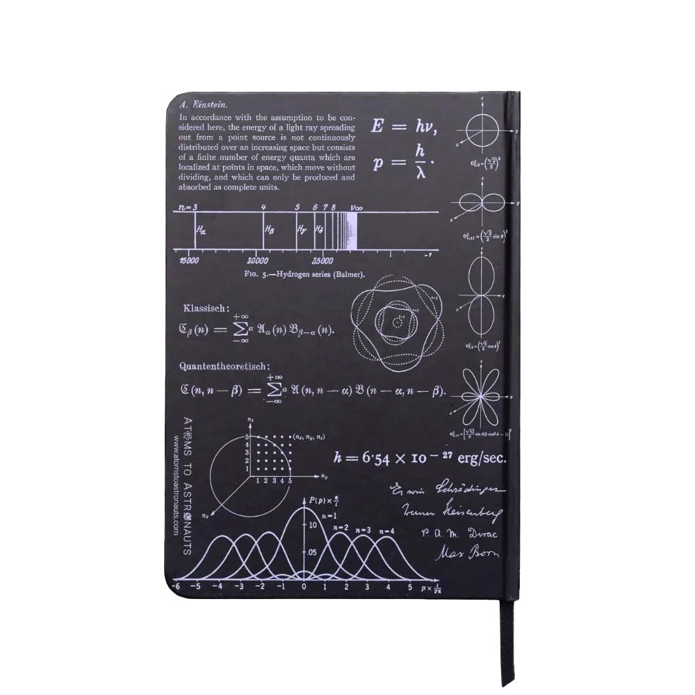 Atoms to Astronauts Quantum Physics A5 Hardcover Notebook | First Light ...